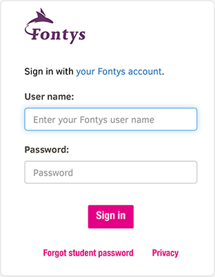 Inloggen bij Fontys | Fontys